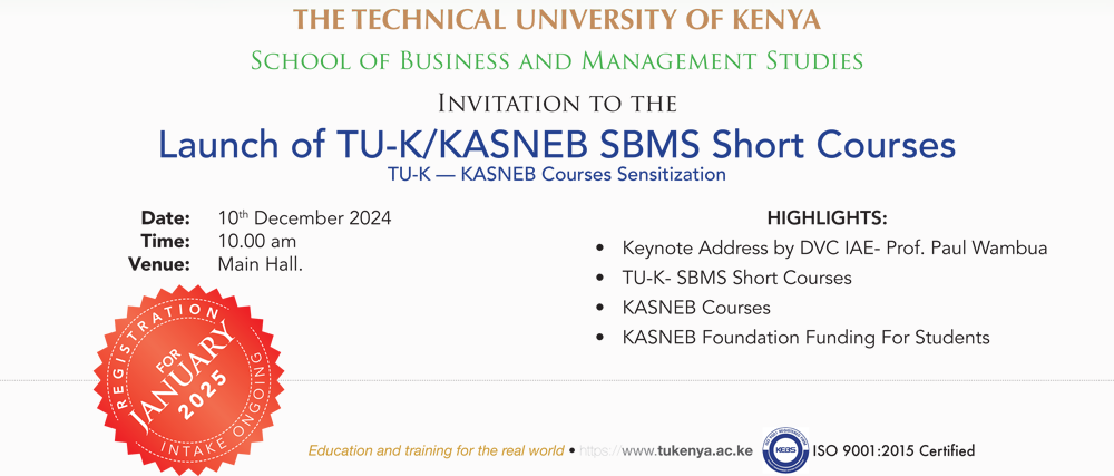 The Technical University of Kenya - The Technical University of Kenya